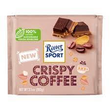 Amazon.com: Ritter Chocolate Crispy Coffee Chocolate Bar, 100 GR