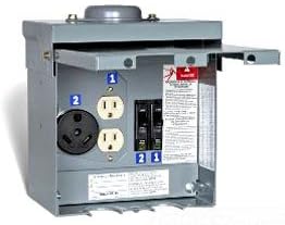SCHNEIDER ELECTRIC Power Outlet 120-Volt 50-Amp 2Sp CSA Listed QO2RV50B ...