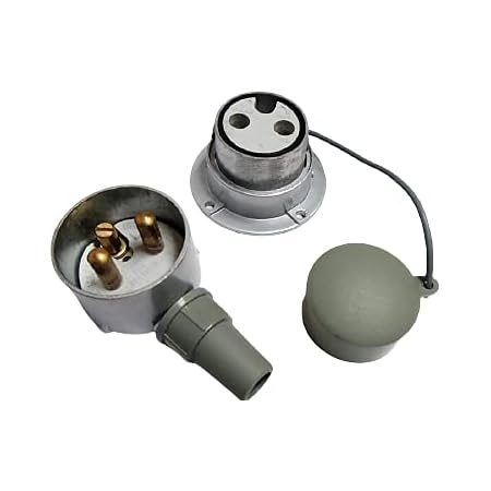 Metal Clad Plug and Socket 20 Amp 2 pin (Set) : Amazon.in: Home Improvement