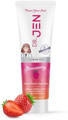 Amazon.com : Dr Jen Fluoride Free, Children’s Remineralizing Toothpaste ...