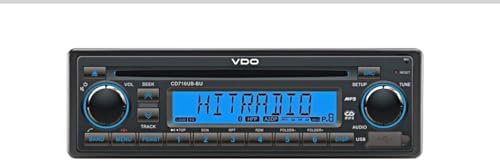 Amazon.com: Generic VDO CD716UB-BU 12v Continental Radio Blue Display ...