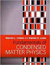 Fundamentals of Condensed Matter Physics : Cohen Marvin L: Amazon.in: Books