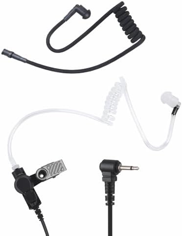 Amazon.com: 2.5mm Earpiece Headset W/Coiled Tube for Harris Police ...