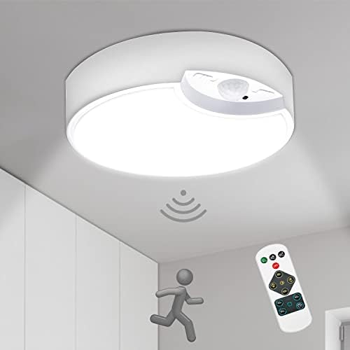 Amazon.com: Motion Sensor Ceiling Light, Battery Operated LED Ceiling ...