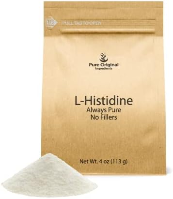 Amazon.com: PURE ORIGINAL INGREDIENTS L-Histidine Powder 4 oz, Amino ...