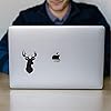 Amazon.com - NBFU Decals Deer Head Adventure Wildlife 1 (Black) (Set of ...