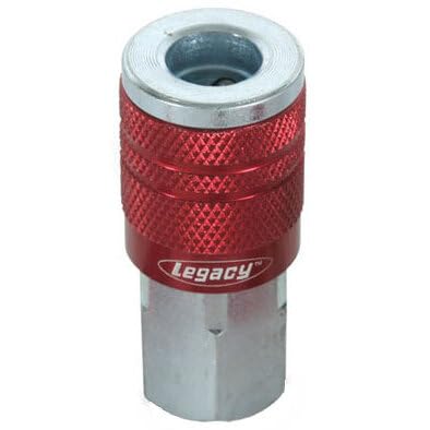 Legacy A73410D ColorConnex Red Type D Industrial 1/4" Body x 1/4 ...