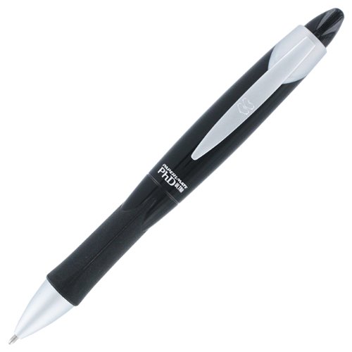 Papermate PhD Ultra Retractable Ballpoint Pen, Black Barrel, Black Ink ...