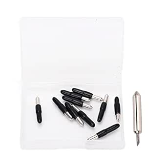 Amazon.com: 10Pcs Plotter Blade Replacement Alloy Steel 60° Cutter ...