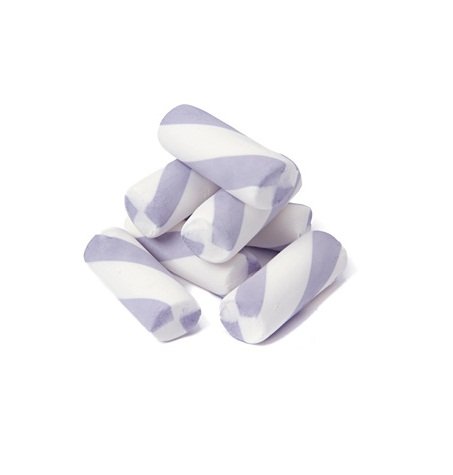 Amazon.com : Puffy Poles Purple and White Striped Marshmallow Candy 2.2 ...