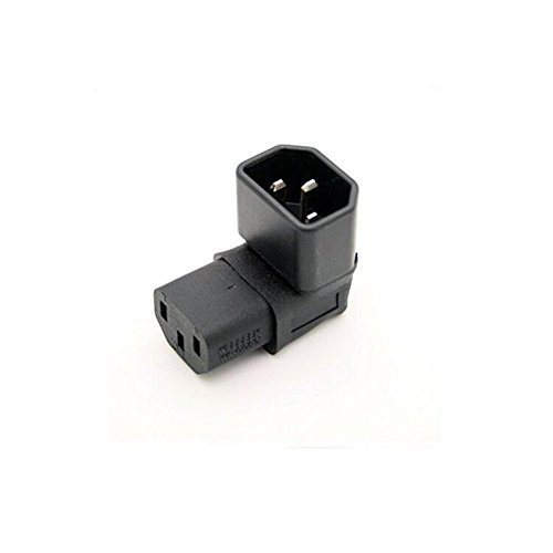 Snapklik.com : IEC C14 To C13 Power Adapter 10A PDU Plug/Socket 90 ...