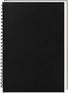 Amazon.com : DSTELIN 9 inch x 6 inch, 100GSM, Blank Spiral Notebook, 1 ...