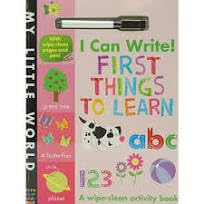 Buy I Can Write! First Things To Learn abc 123 - Wipe Clean Activity ...