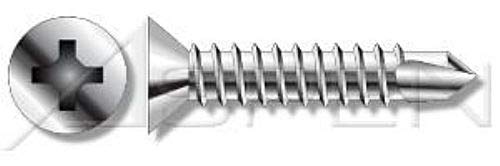 Amazon.com: Aspen Fasteners 20ST039-10X134 Flat Head Drilling Screws ...