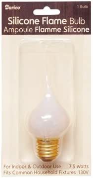 Large Silicone Flame Bulb Standard Base 7.5w Country Primitive Lighting ...