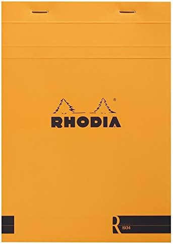 Amazon.com : Rhodia""R Premium Stapled Notepad - Blank 70 sheets - 6 x ...