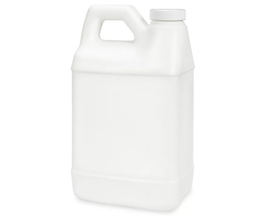 Amazon.com: Set of 4 Natural HDPE Plastic F-Style Containers (Cap Not ...