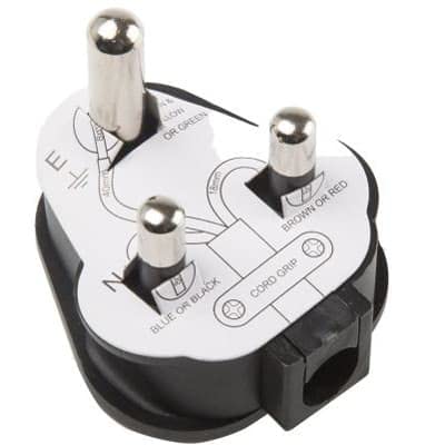 Amazon.com: 2963717, Type D/M; 15A UK Plug; Cable Mount; 250 Vac ...