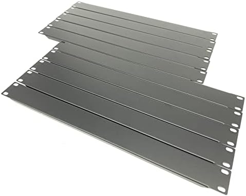 Metal Master - 10 Pack 1U Blank Panel Rack Mount Panel for 19-Inch ...