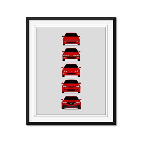 Amazon.com: Custom Car Posters Handmade Poster compatible with Acura ...