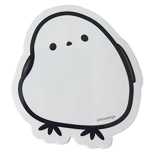 Amazon.com: Shimaenaga Japanese Bird Handmade Sticker Cute Tilted Head ...