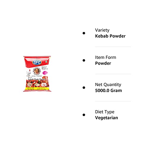 GFC Kabab Powder, 1kg (Pack of 5) - Price History