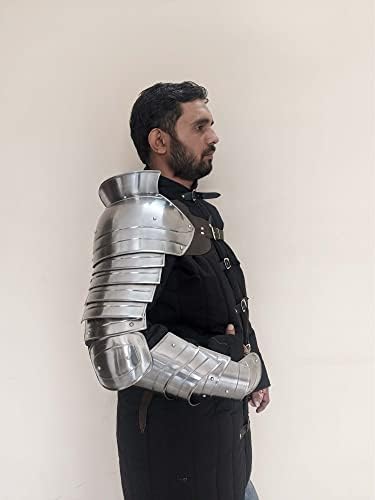 Amazon.com: AnNafi® Medieval Single Pauldron Spartacus Cosplay Metal ...