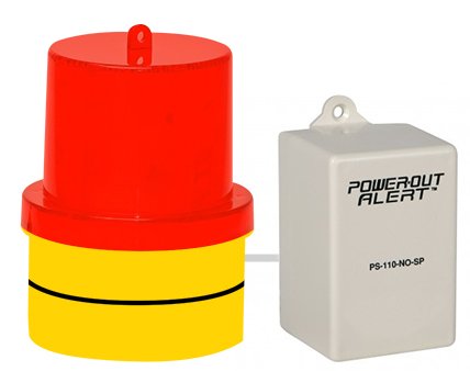 Power Out Warning Light, Flashes with Power Loss: Amazon.com ...