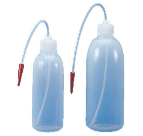 Polylab Polyethylene Wash Bottles Size - (500 ml, White) - Pack of 6 ...