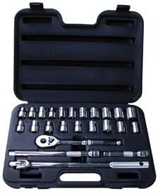 24 Pc. 0.5 in. Drive 6-Point SAE- Metric Socket Set - Amazon.com