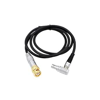 Time Code TC Cable BNC Male to Right Angle lemo 0B 5 pin Male for ARRI ...