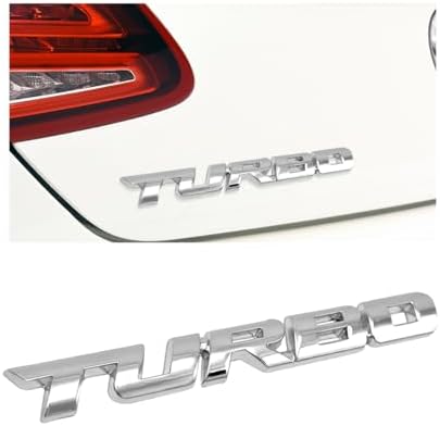 Amazon.com: AICEL Turbo Car Emblem, 2 PCS 3D Metal Turbo Badge for Auto ...
