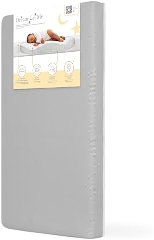 Amazon.com : Dream On Me Snuggles Extra Firm Dual-Sided Baby Crib ...