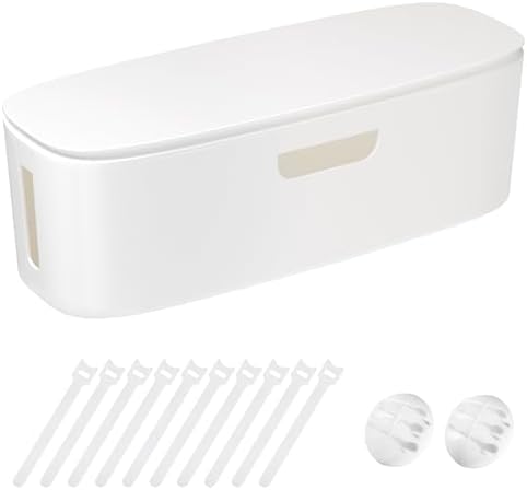 Amazon.com: YaeCCC Cable Management Organizer Box Power Strips Hider ...