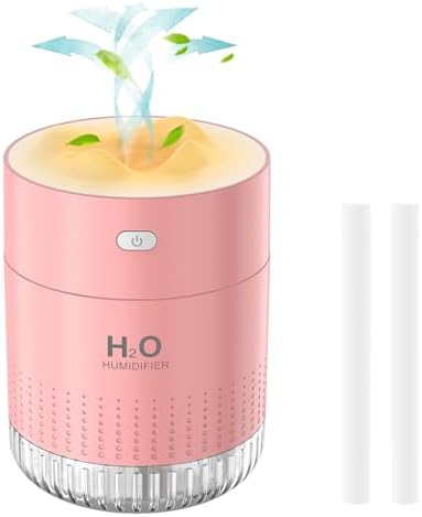 Amazon.com: Cool Mist Mini Humidifier. Cute Portable Small Air ...