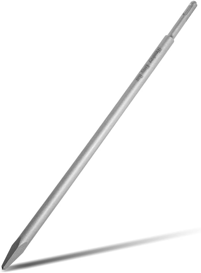 24-Inch SDS Plus Chisel Set - 3/4 Inch Flat Chisel and Point Chisel ...