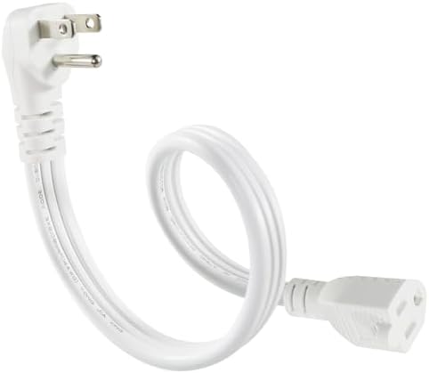 Amazon.com: Heavy-Duty 14AWG Major Appliance Extension Cord - White 1FT ...