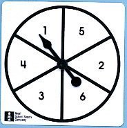 Numbered Spinners 1-6 (set of 6): Carson-Dellosa Publishing ...
