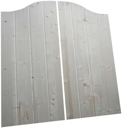 Cafe Doors by Cafe Doors Emporium | 75"T Pine Raised 6 Panel Cafe Door ...