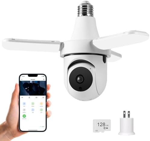 Amazon.com : Wireless Security Camera 30W 3000Lumens Garage LED Light ...