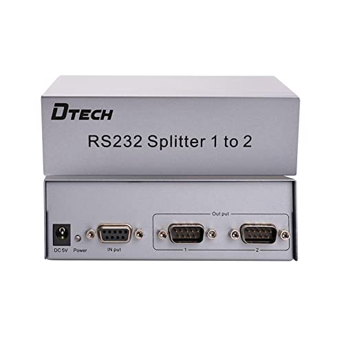 DTech 2-Port RS232 Serial Splitter Box COM Port Expander 1x2 - Want It All