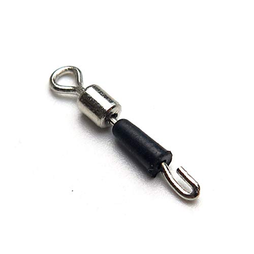 Buy New 50pcs/Pack Rolling Swivel Tippet line Connector Fishing swivels ...