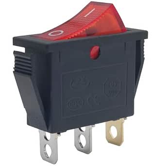 Amazon.com: Rocker Switch 3-Pin 2-Position 15A 250V 20A 125V AC Fits ...