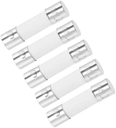 electrosmart Pack of 2 10 Amp T10A 250V 20mm x 5mm Ceramic Fuse - Time ...