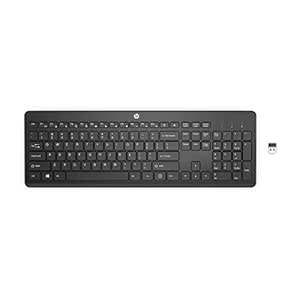 Amazon.in: Buy HP 230 Wireless Black Keyboard with 2.4GHz connectivity ...