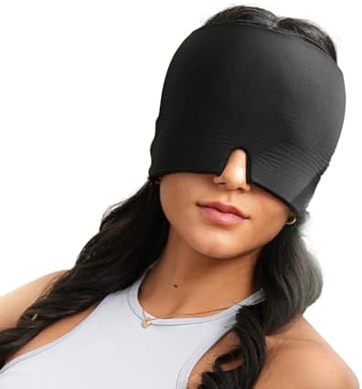 Lifelong Hot & Cold Migraine Relief Hat – Reusable Gel Ice Cap for ...