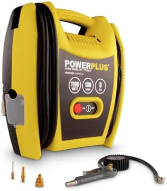 Varo POWX1705 Portable Compressor 1100 Watt PS 1.5 8 Bar Max with ...