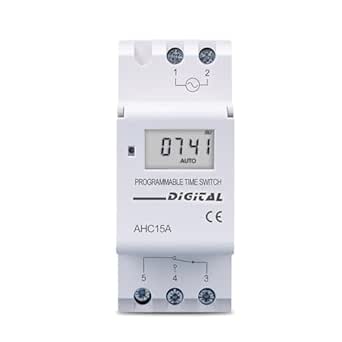 Amazon.com: 1pc Din Rail Weekly 7 Days Programmable Digital TIME Switch Relay Timer Control AC ...