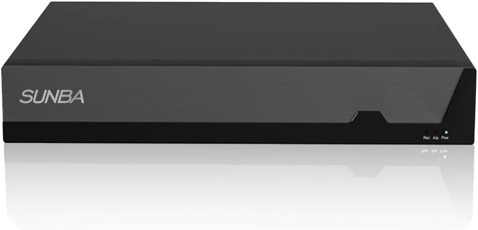 SUNBA 10 Channel 4K IP Face Recognition Network Video Recorder for P525 ...