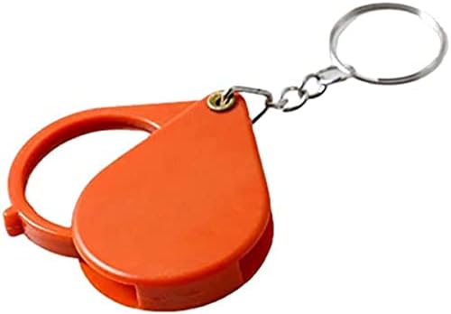 Amazon.com: Meikakka Magnifier Keychain Stainless 10 Times ...